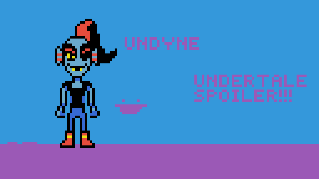 Editing Undyne!! (UNDERTALE SPOILERS!!!) - Free online pixel art ...