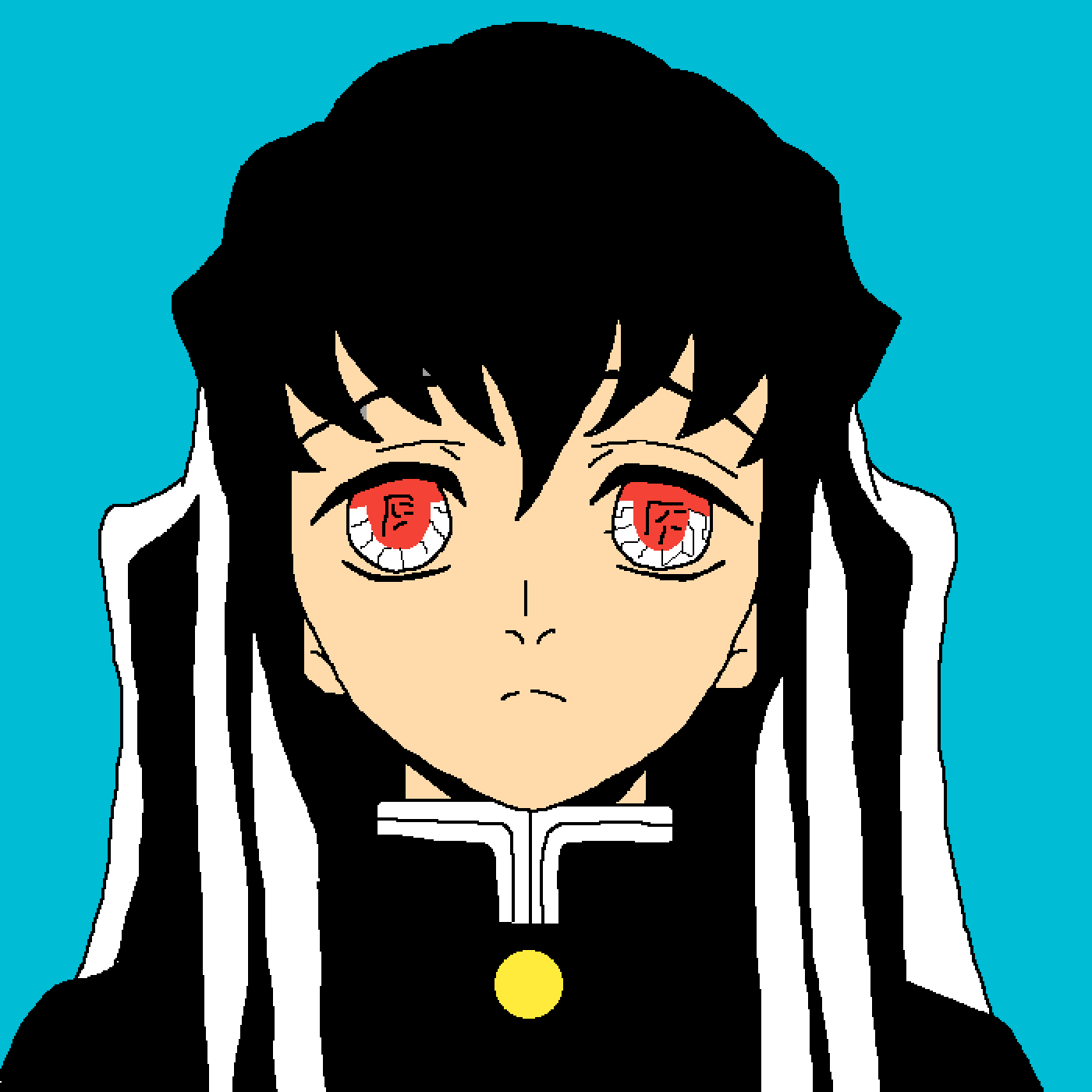 Edición Demon Muichiro Tokito - Herramienta gratuita de dibujo en línea ...