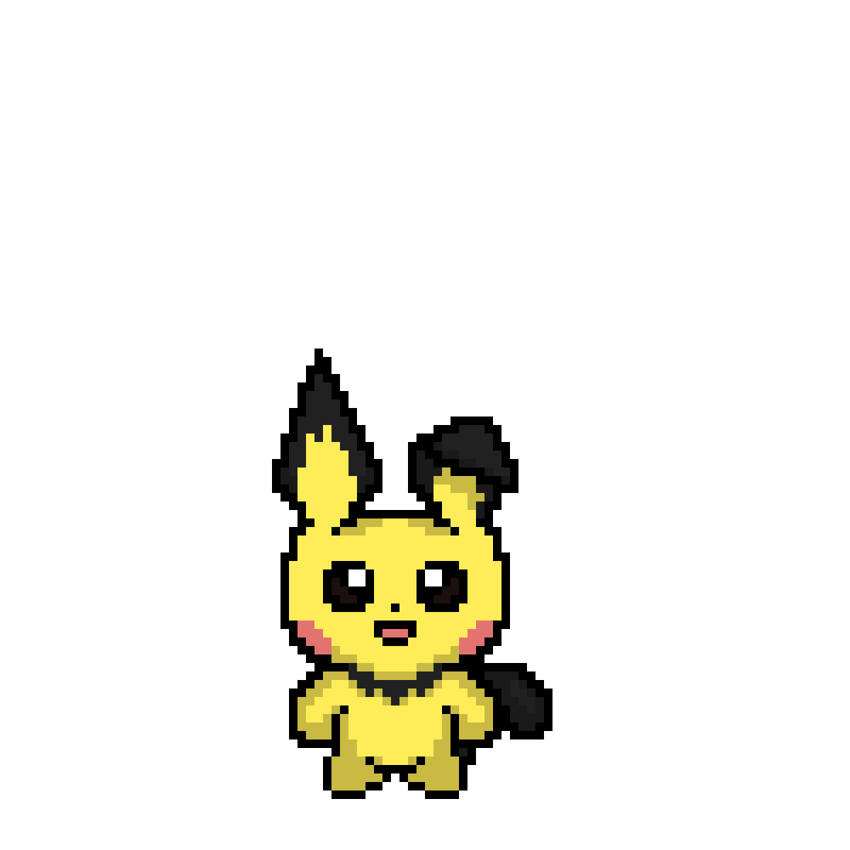 Pixilart - Pichu by YamHam