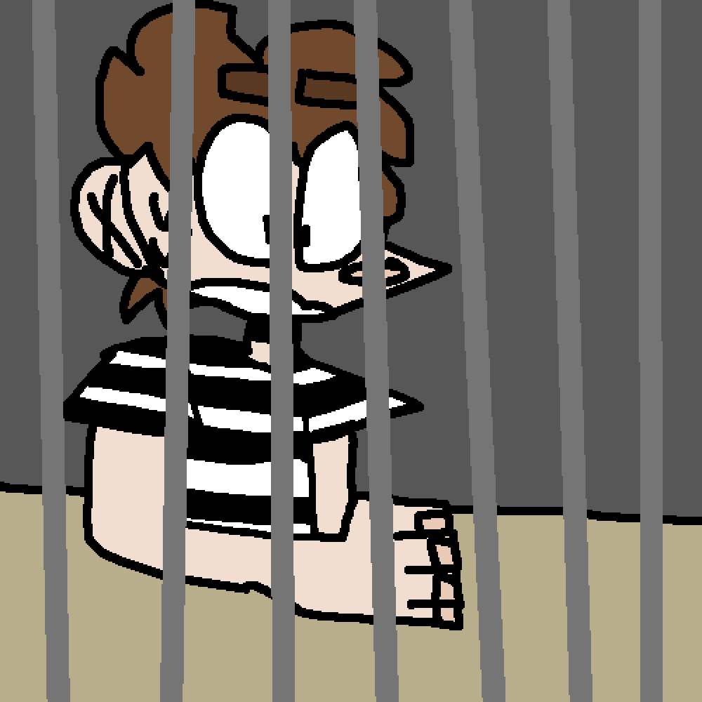 Pixilart - Jail by HONEYOATZ