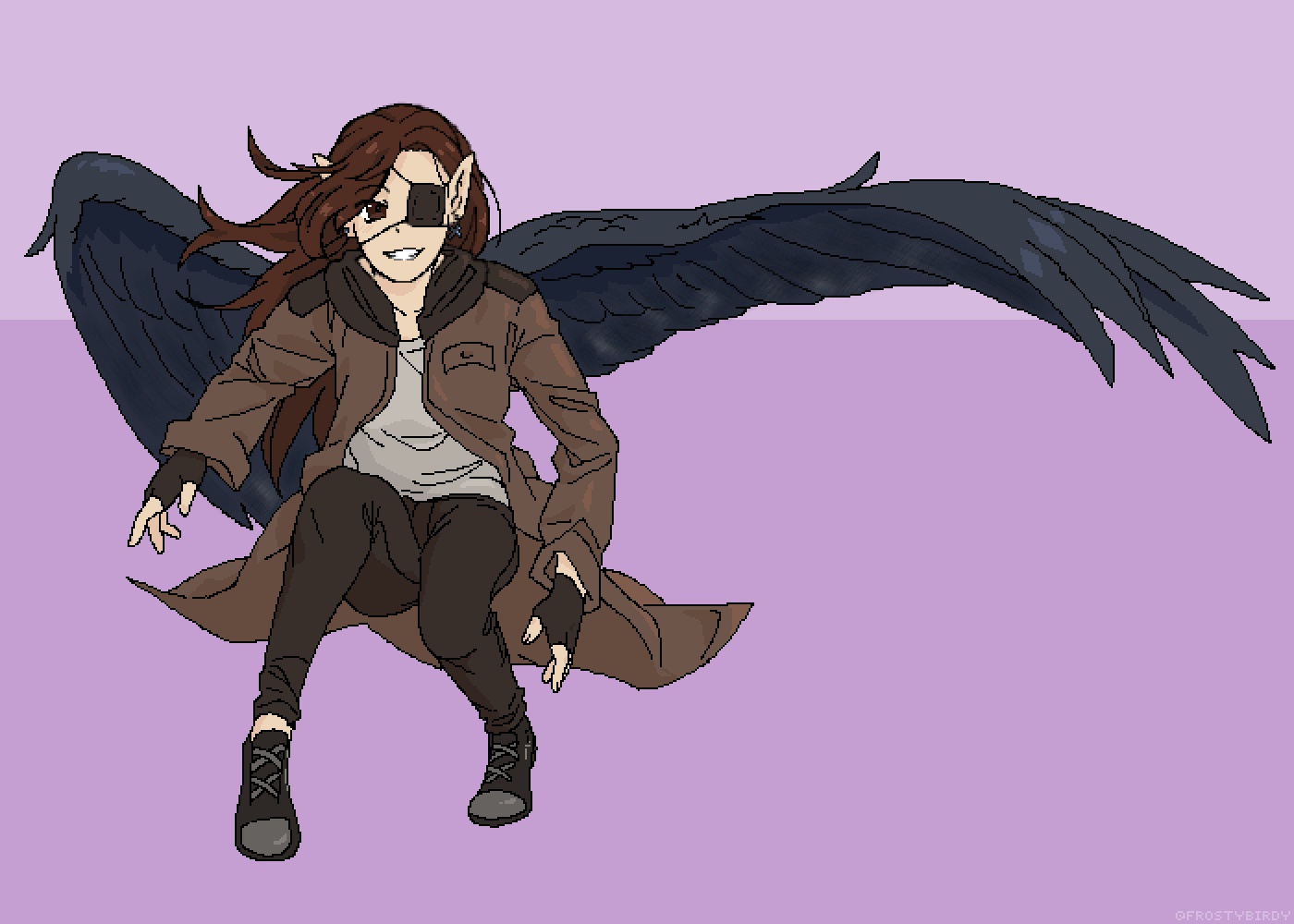 Pixilart - Ash by frostybirdy