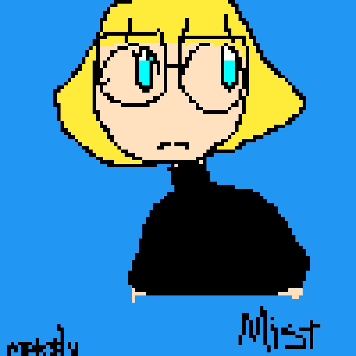 Pixilart - pixel art mist by Anonymous