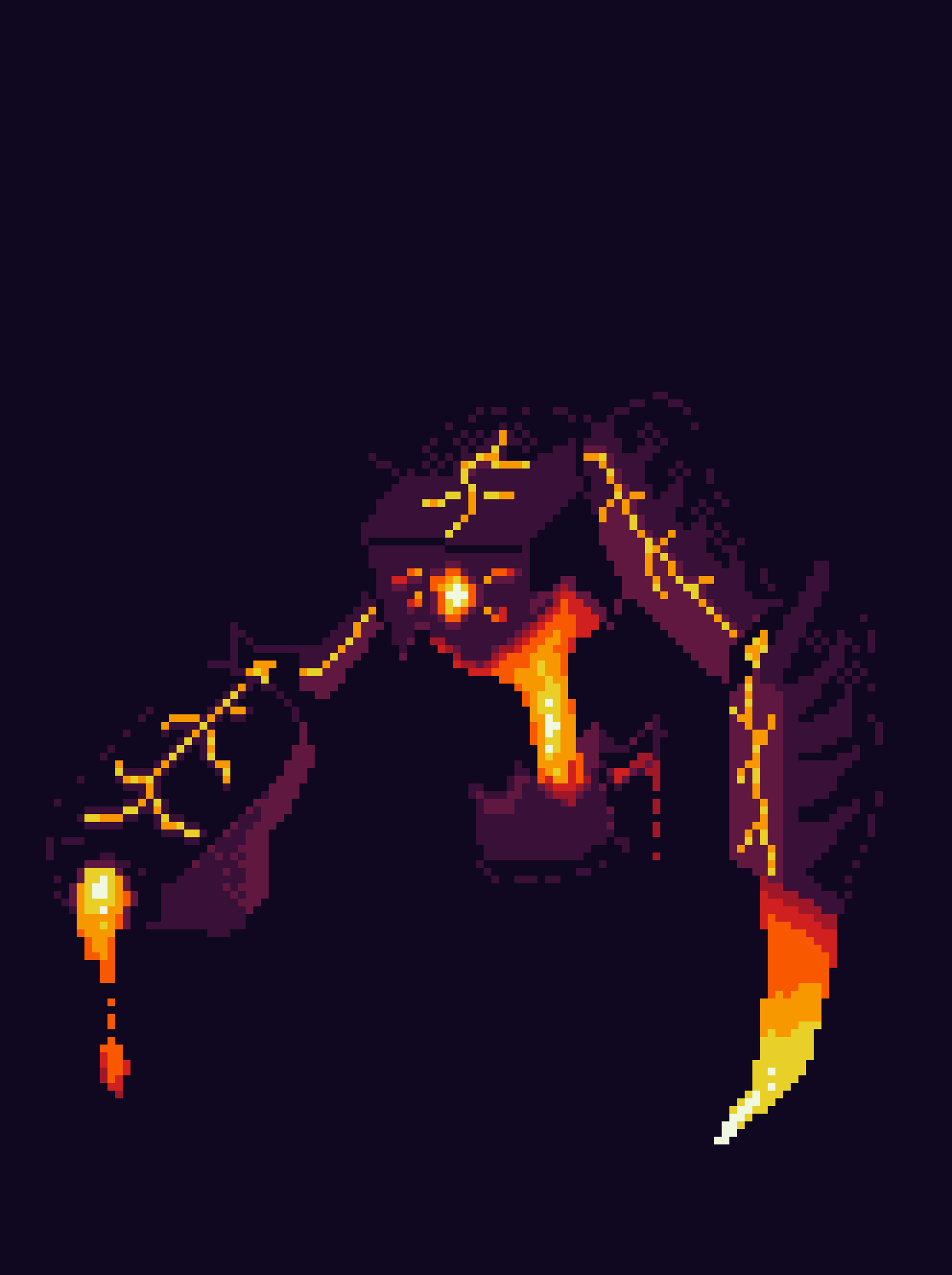 Pixilart - Lava Golem by AOE