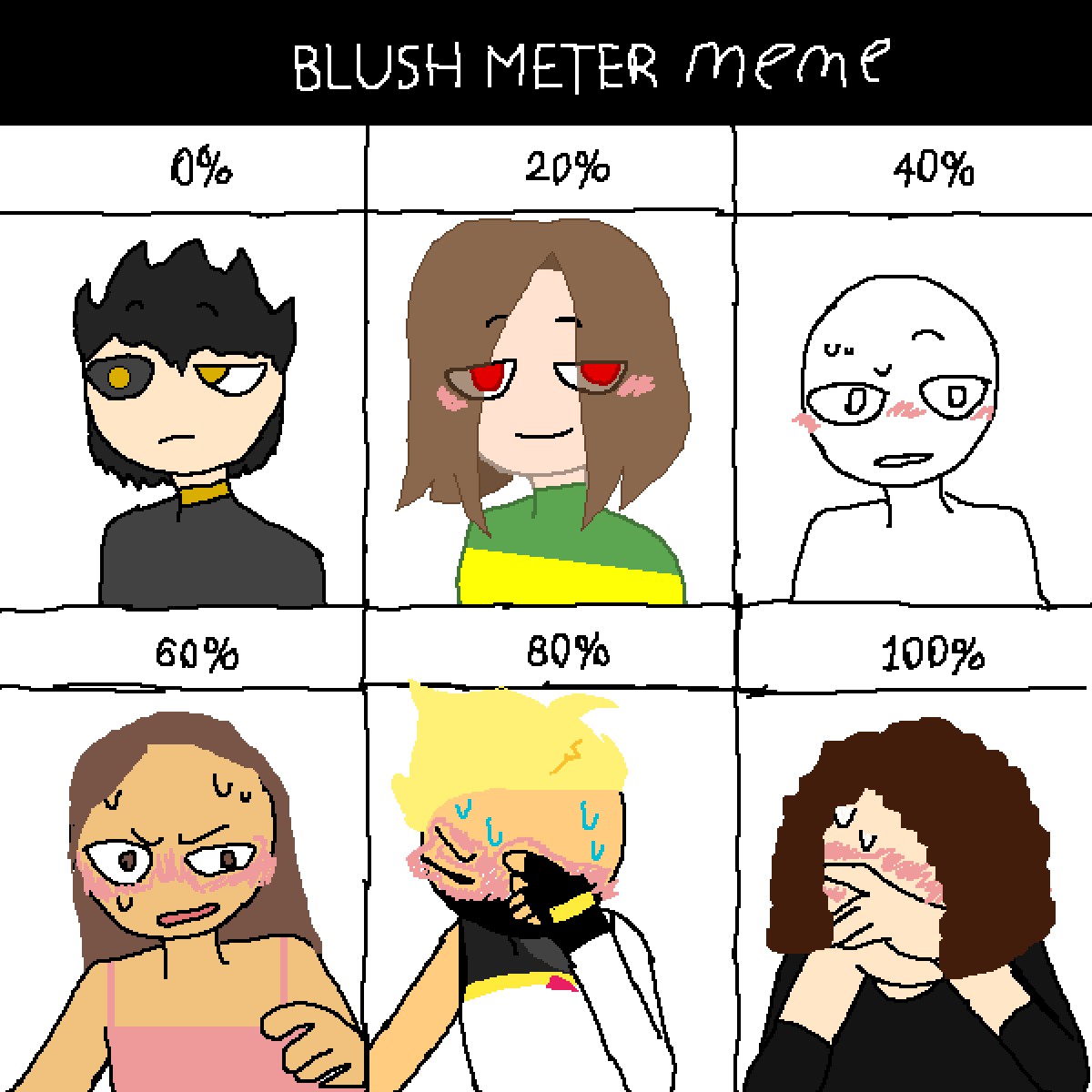 Editing what is blushing - Free online pixel art drawing tool - Pixilart