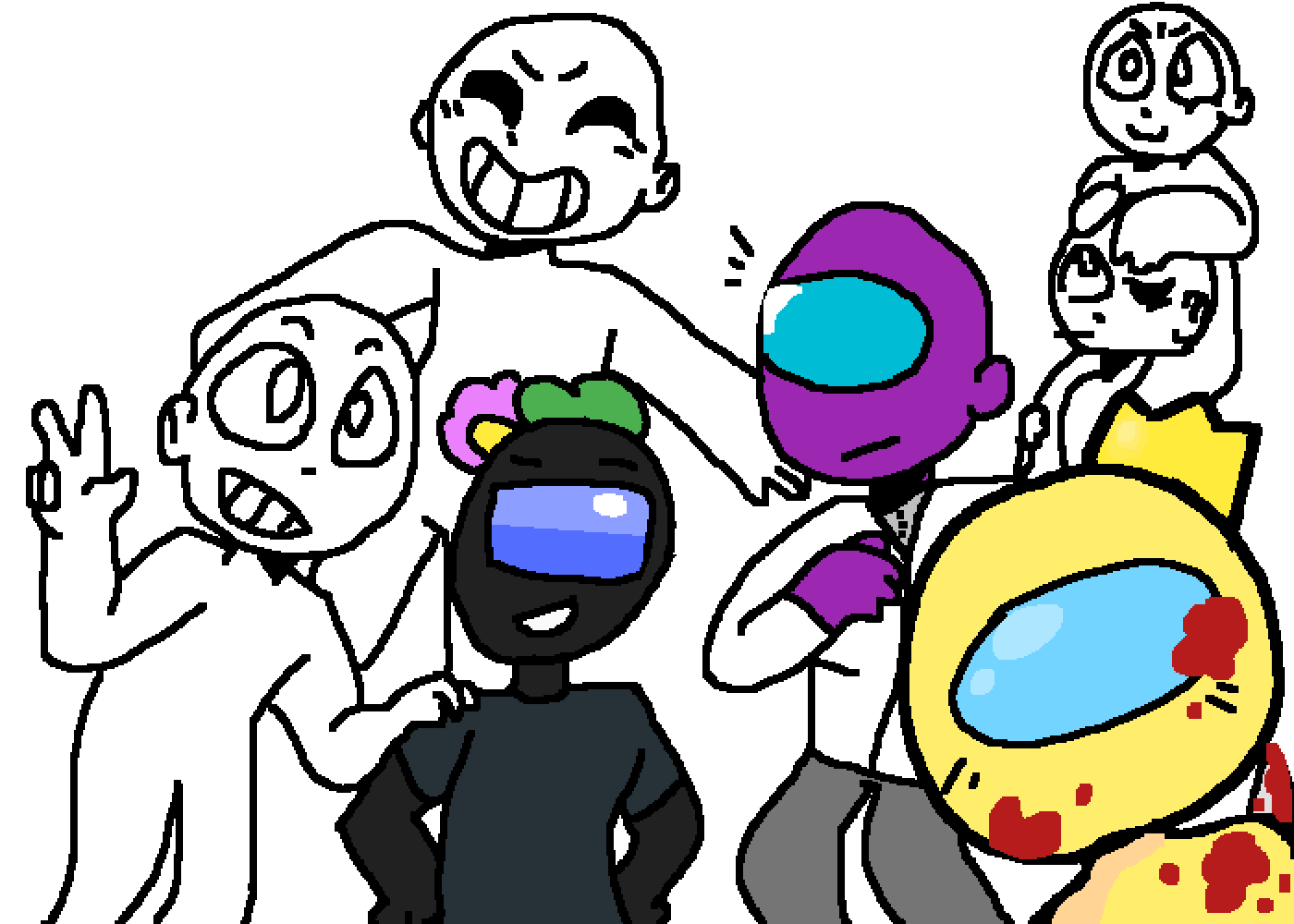 Pixilart Only Among Us Base By 3rr0rwhite