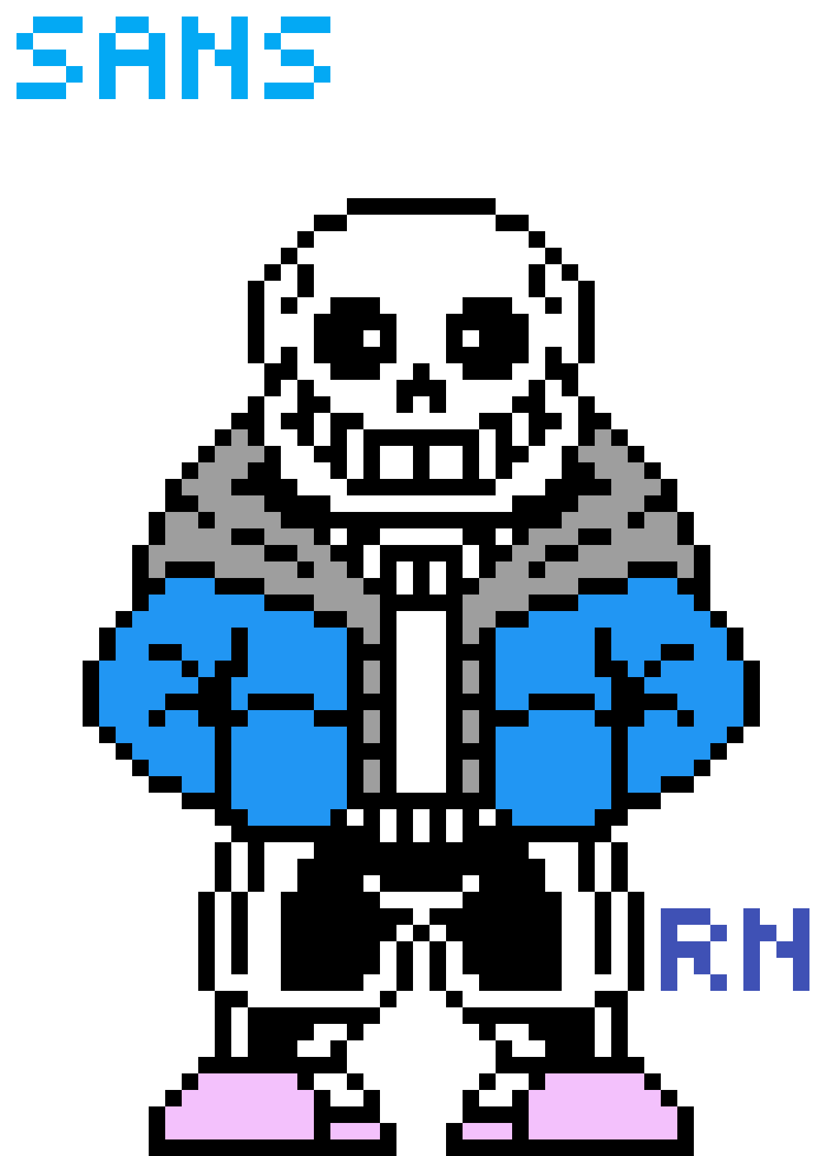 Pixilart - Sans fun sized by Rninja101