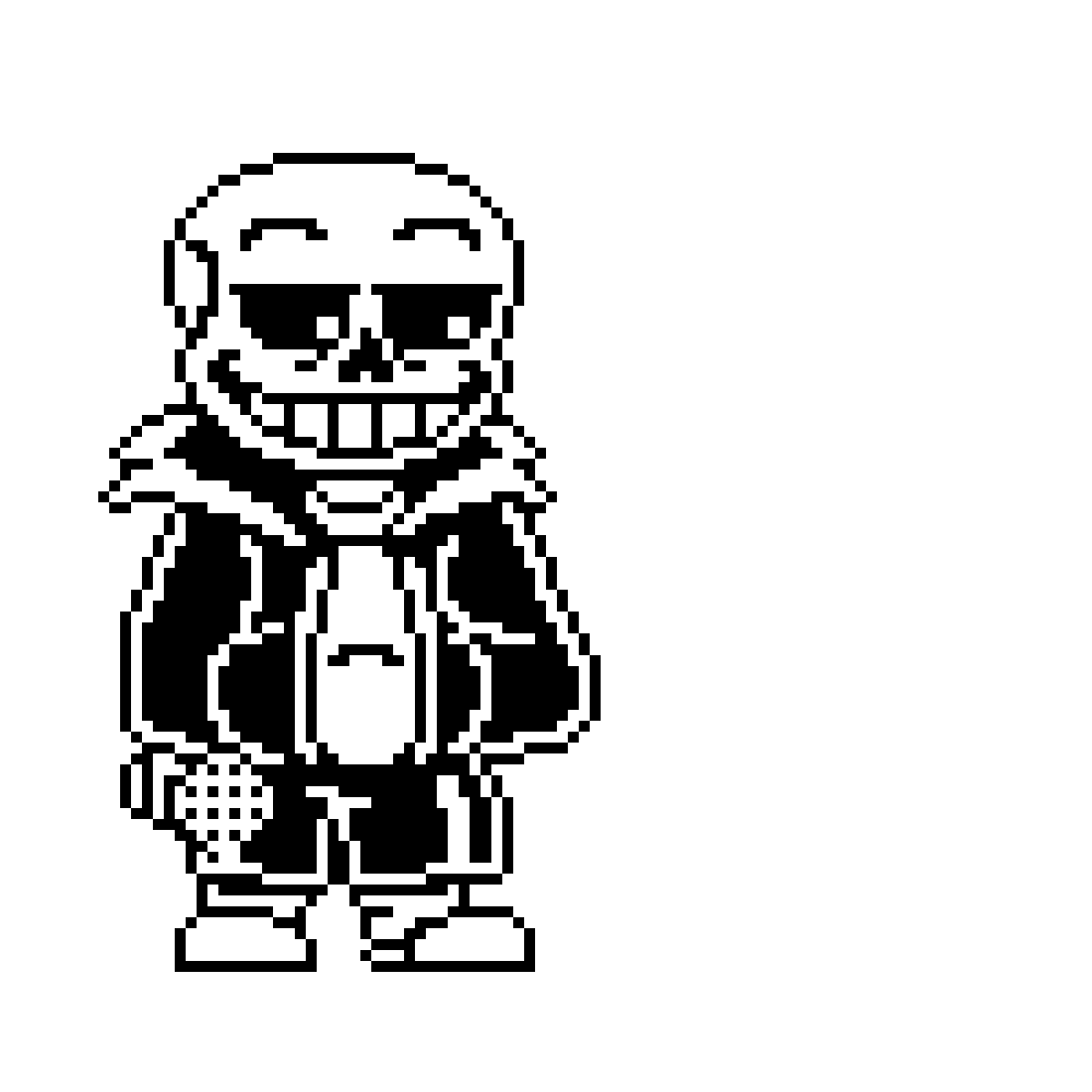 Pixilart - just an fnfsans animation by BlueboxDude