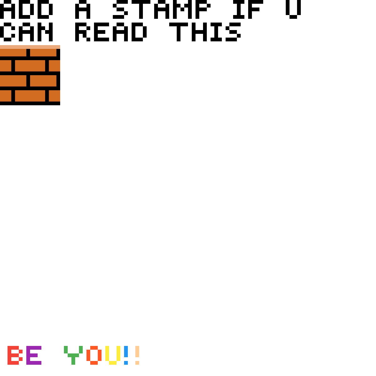 Editing ADD A STAMP - Free online pixel art drawing tool - Pixilart