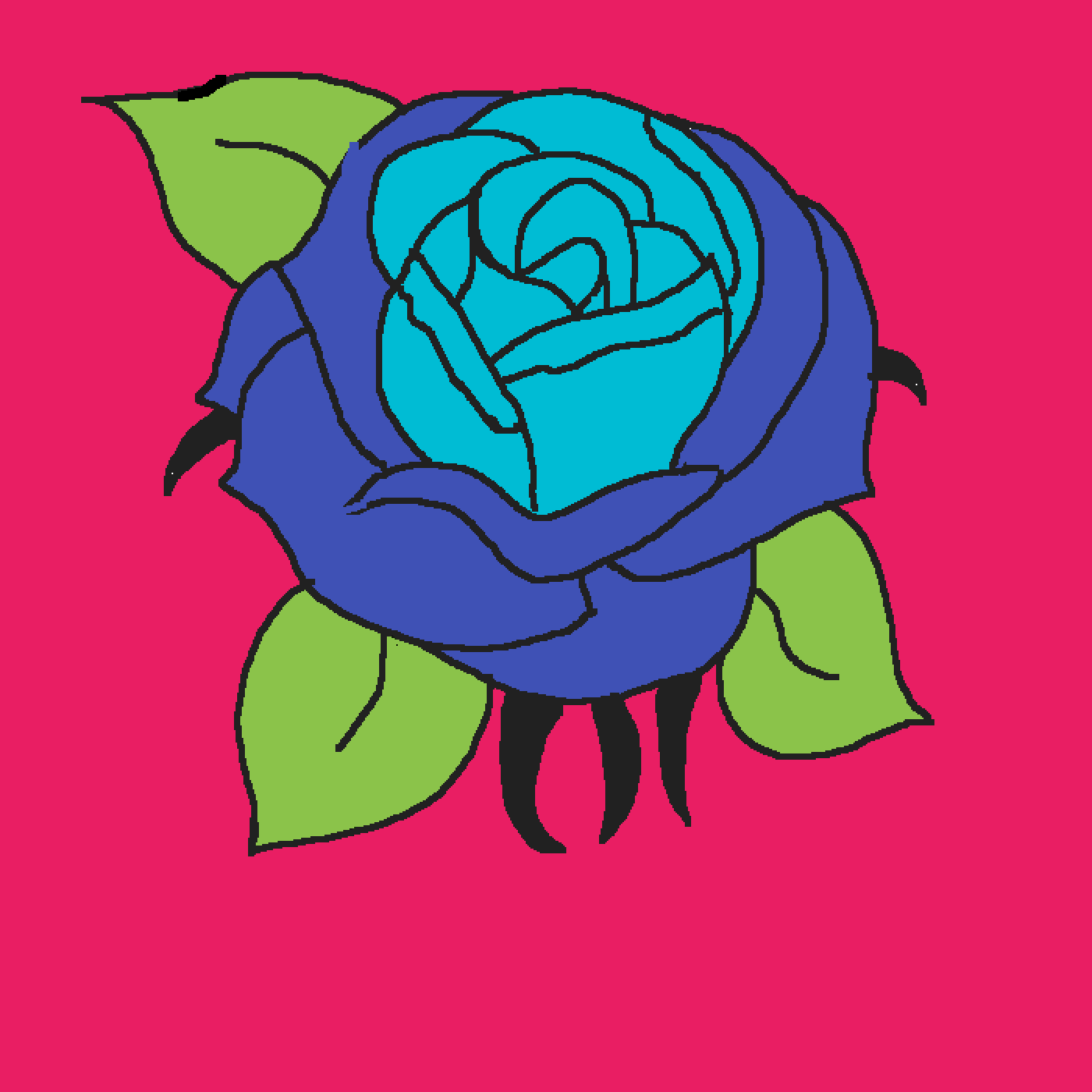Editing Blue rose - Free online pixel art drawing tool - Pixilart