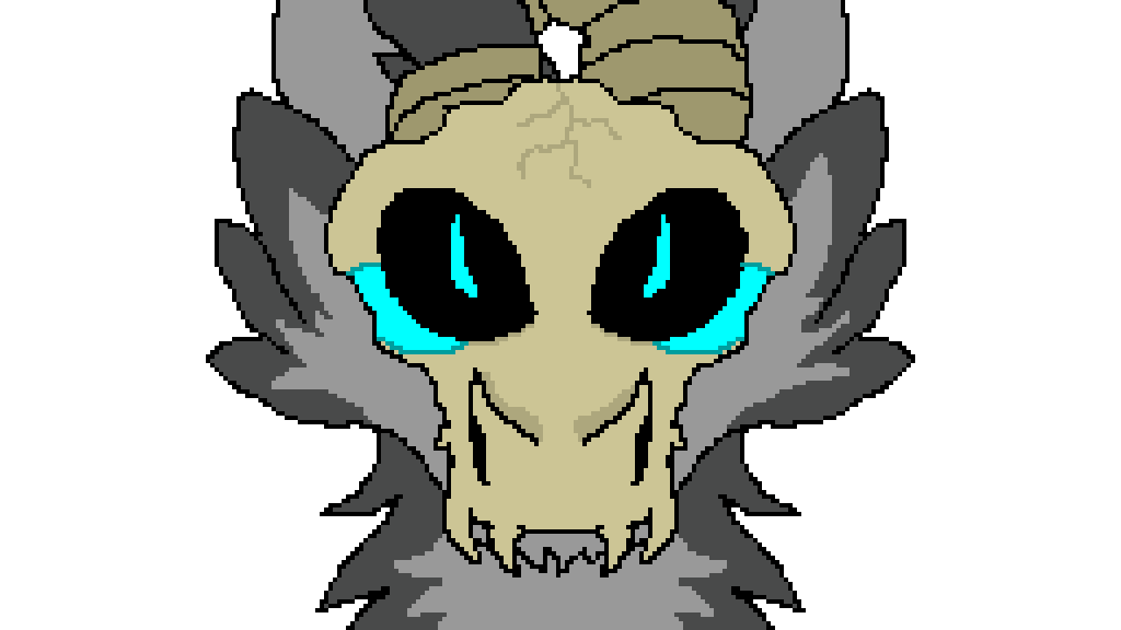 Pixilart - Rufus (full face) by Wolfgamer