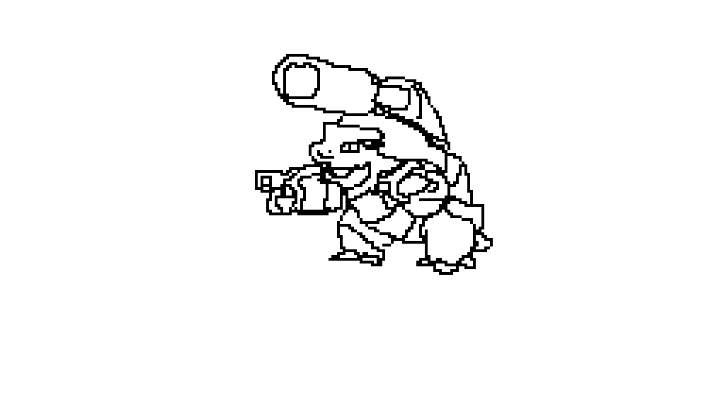 Editing mega blastoise - Free online pixel art drawing tool - Pixilart
