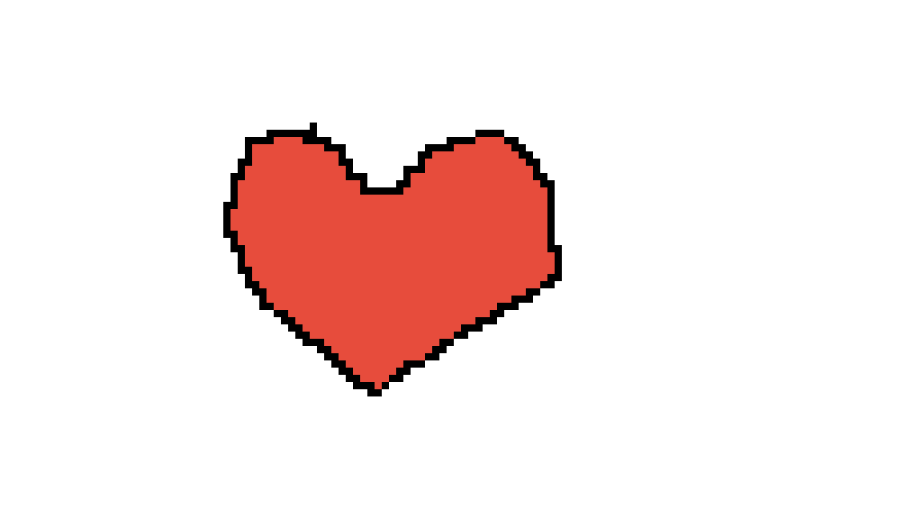 Pixilart - heart of determination by Winterwolf46