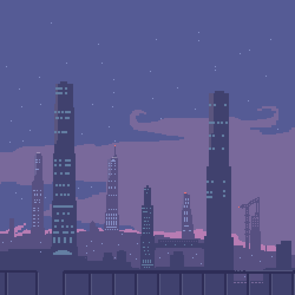 Pixilart - Night time in some sorta city by Htcvibes