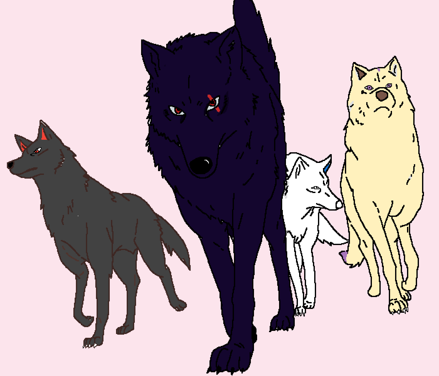 Pixilart - ima wolf by pixartisbest224