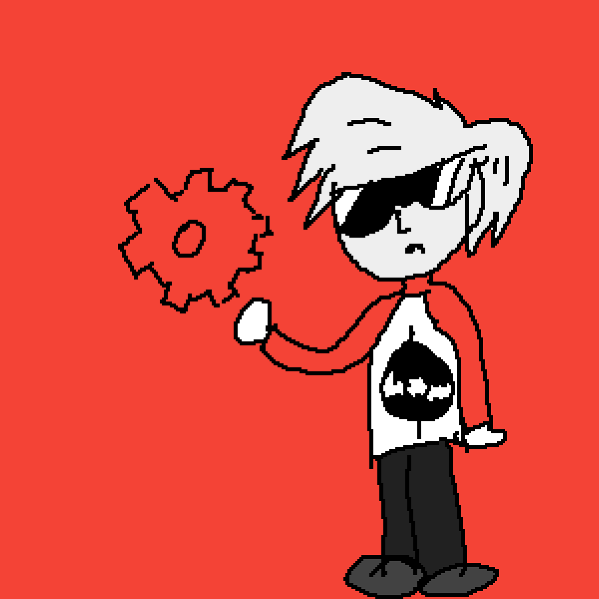 Pixilart - Dave strider cd by NateDraws13