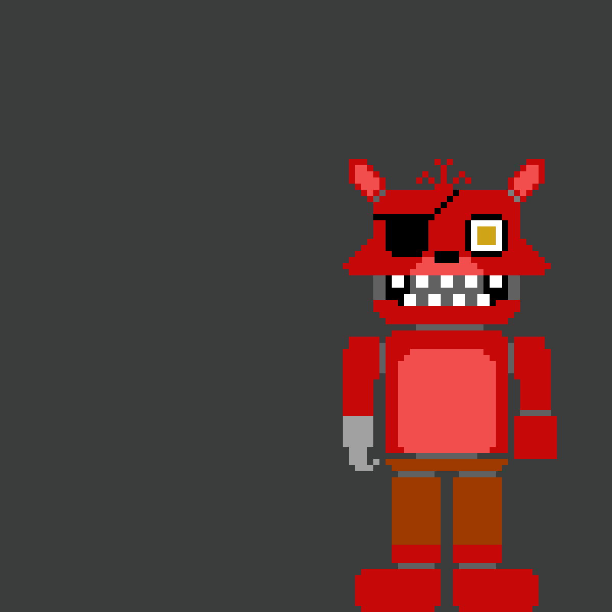 Pixilart - un-withered foxy sprite by Veccour