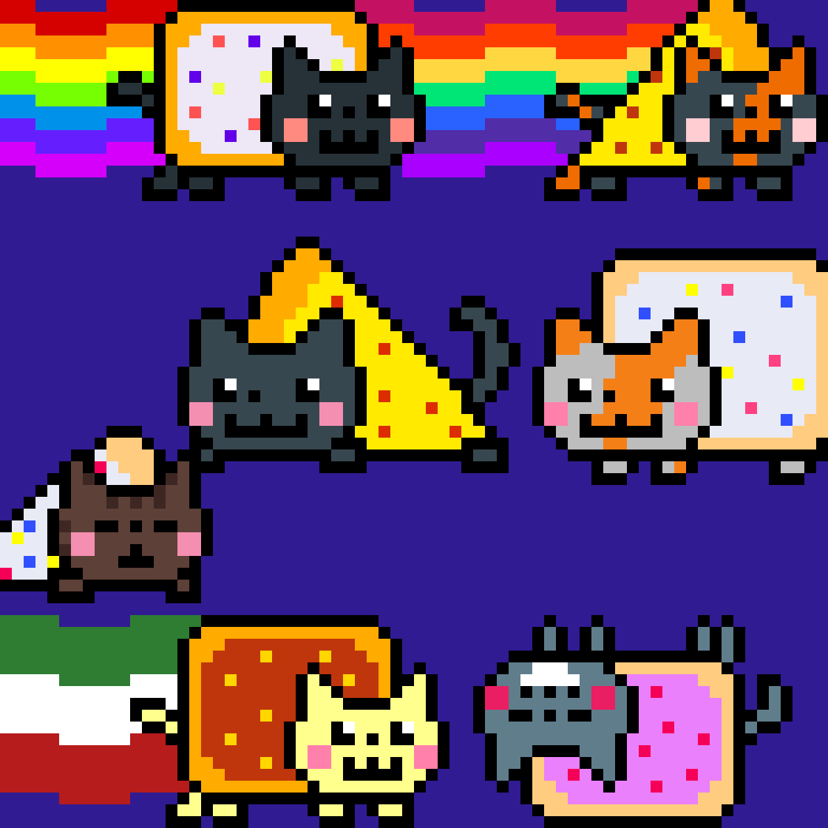 Nyan Cat Family By