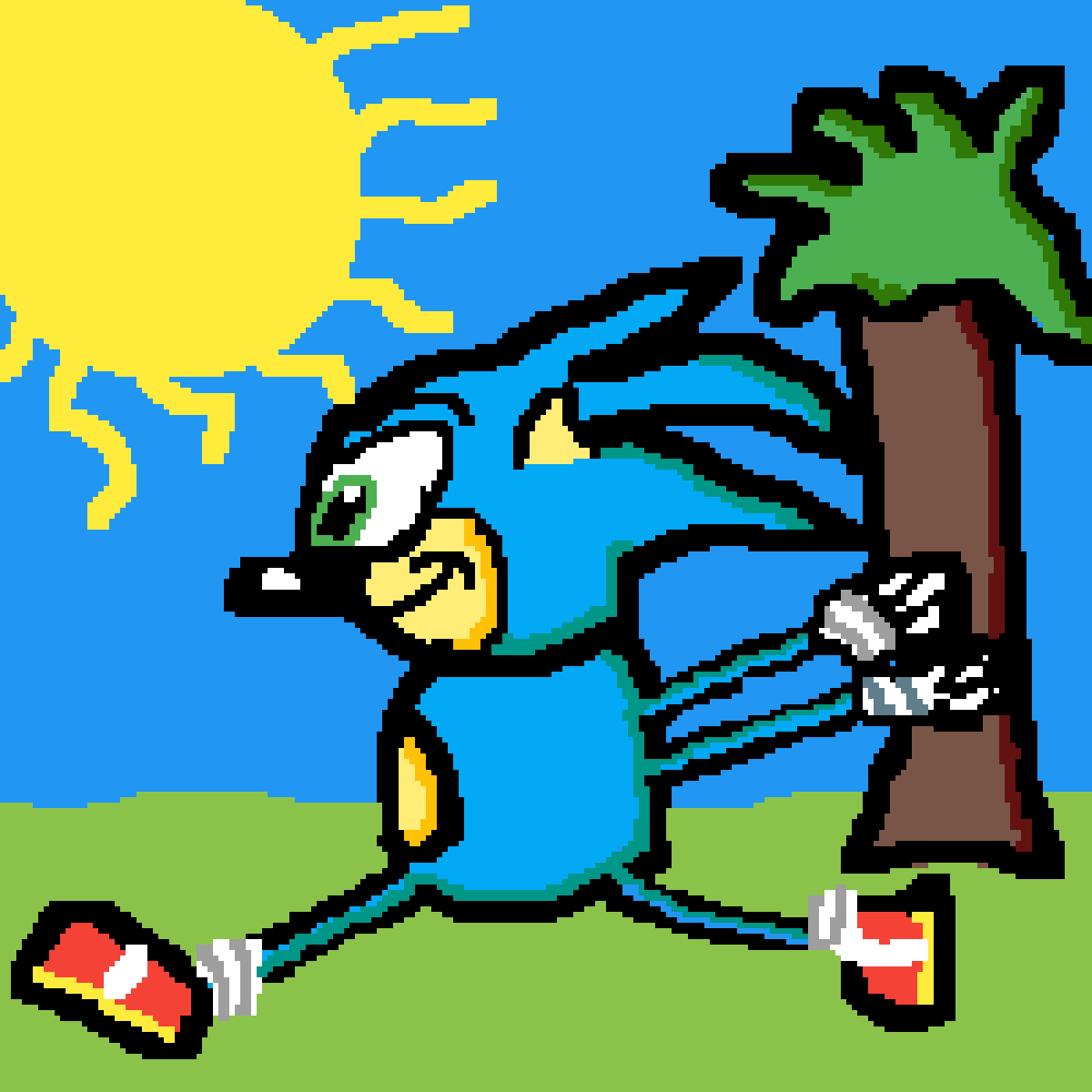 Pixilart - SANIC SPEED by PixelTale