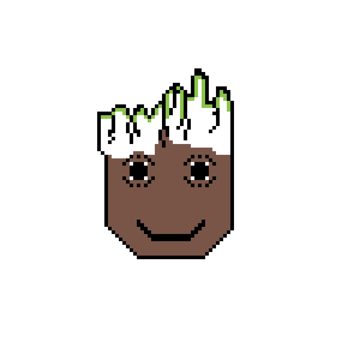 Editing pixel art groot - Free online pixel art drawing tool - Pixilart