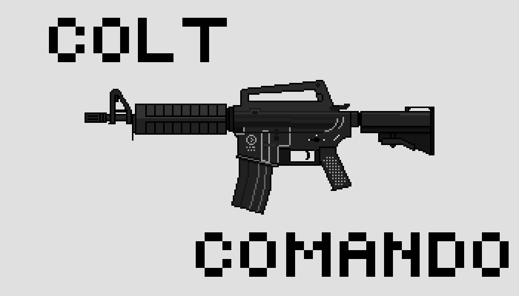 Pixilart - COLT COMANDO by AlexRuipi6