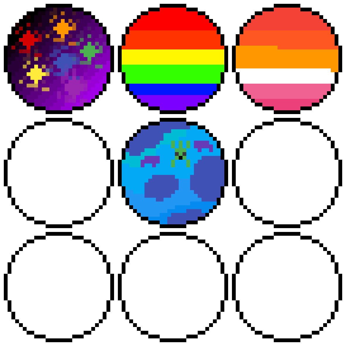 Editing Add a planet - Free online pixel art drawing tool - Pixilart