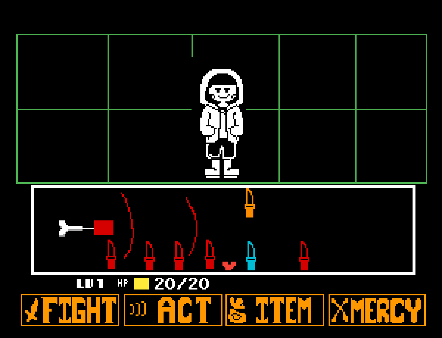 Pixilart - chara battle by SSebic