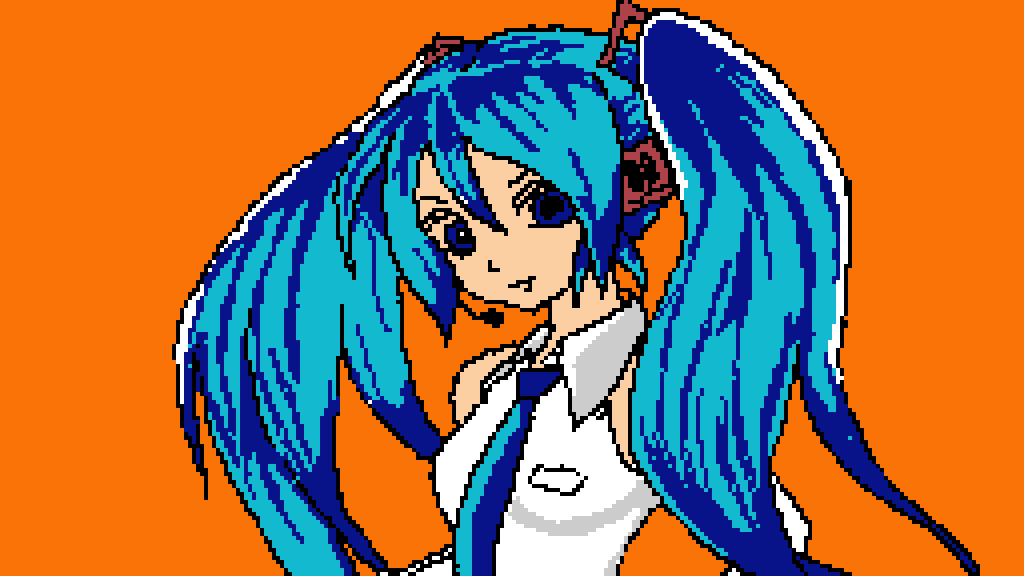 Editing Blue girl - Free online pixel art drawing tool - Pixilart