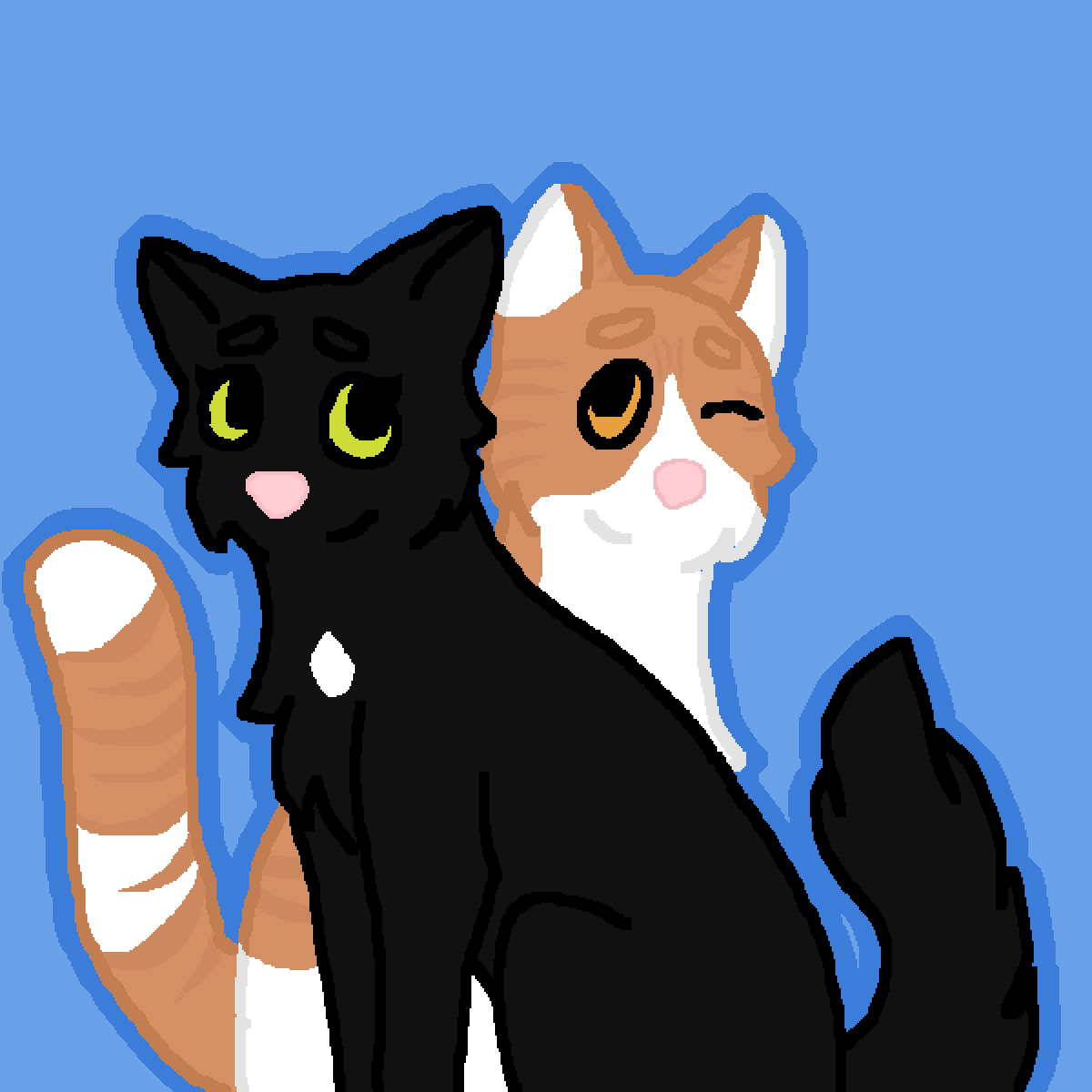 Editing Barney and Roxer - Free online pixel art drawing tool - Pixilart
