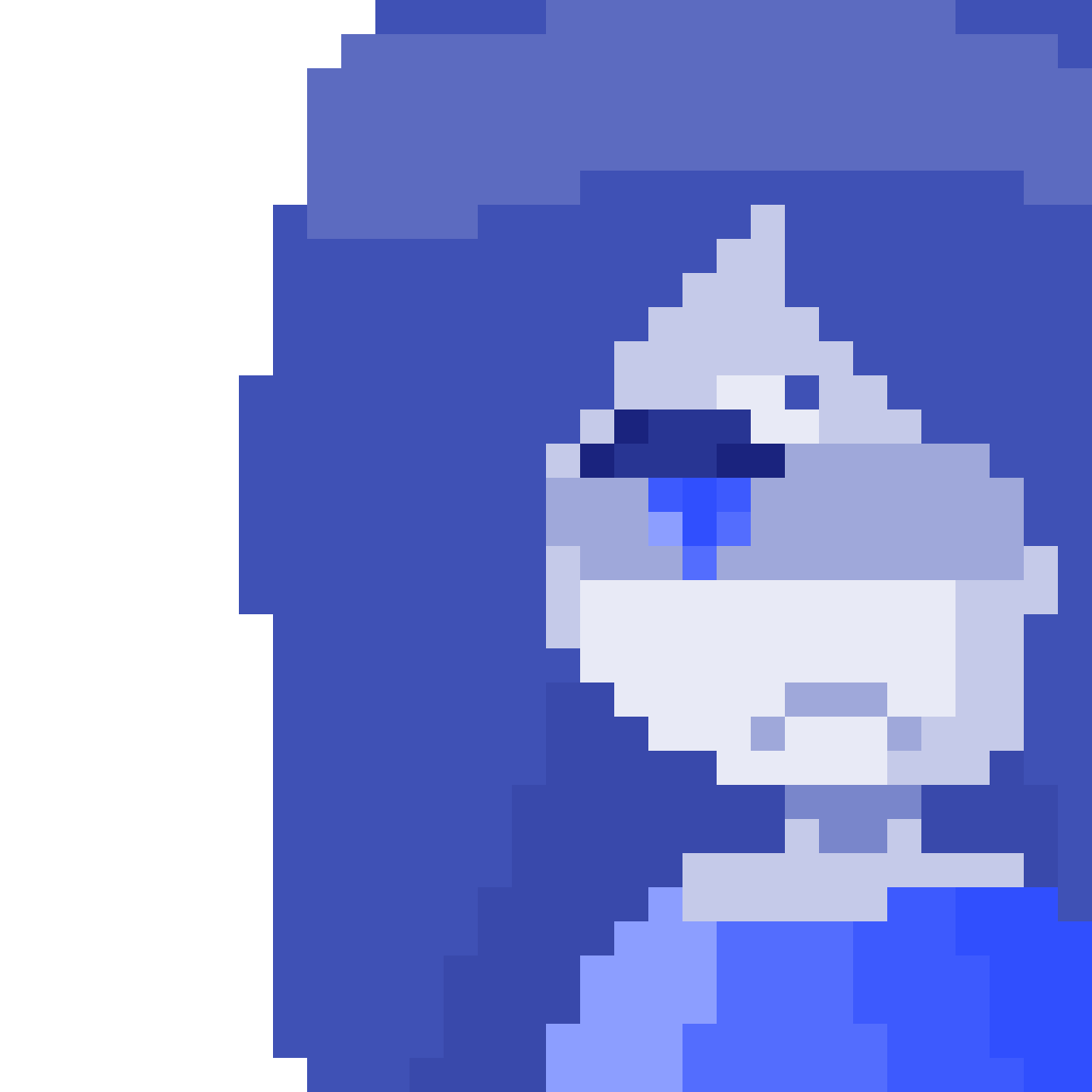 Pixilart - Blue purple girl by Pixel-dreams