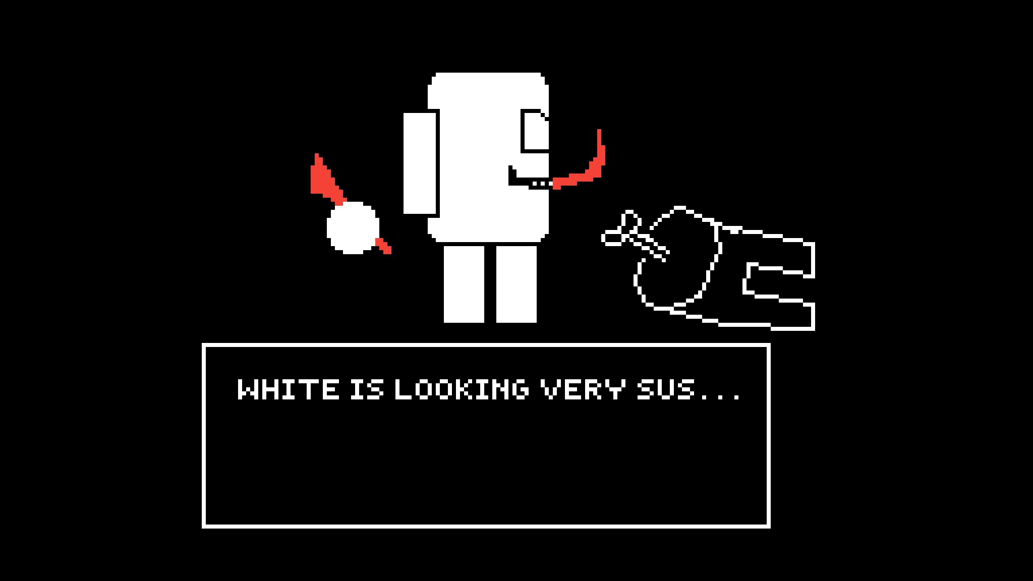 Pixilart - undertale among us by BlueboxDude