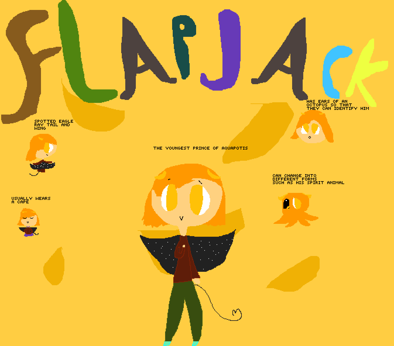 Pixilart - Flapjack Ref Sheet (updated) by Soussi05
