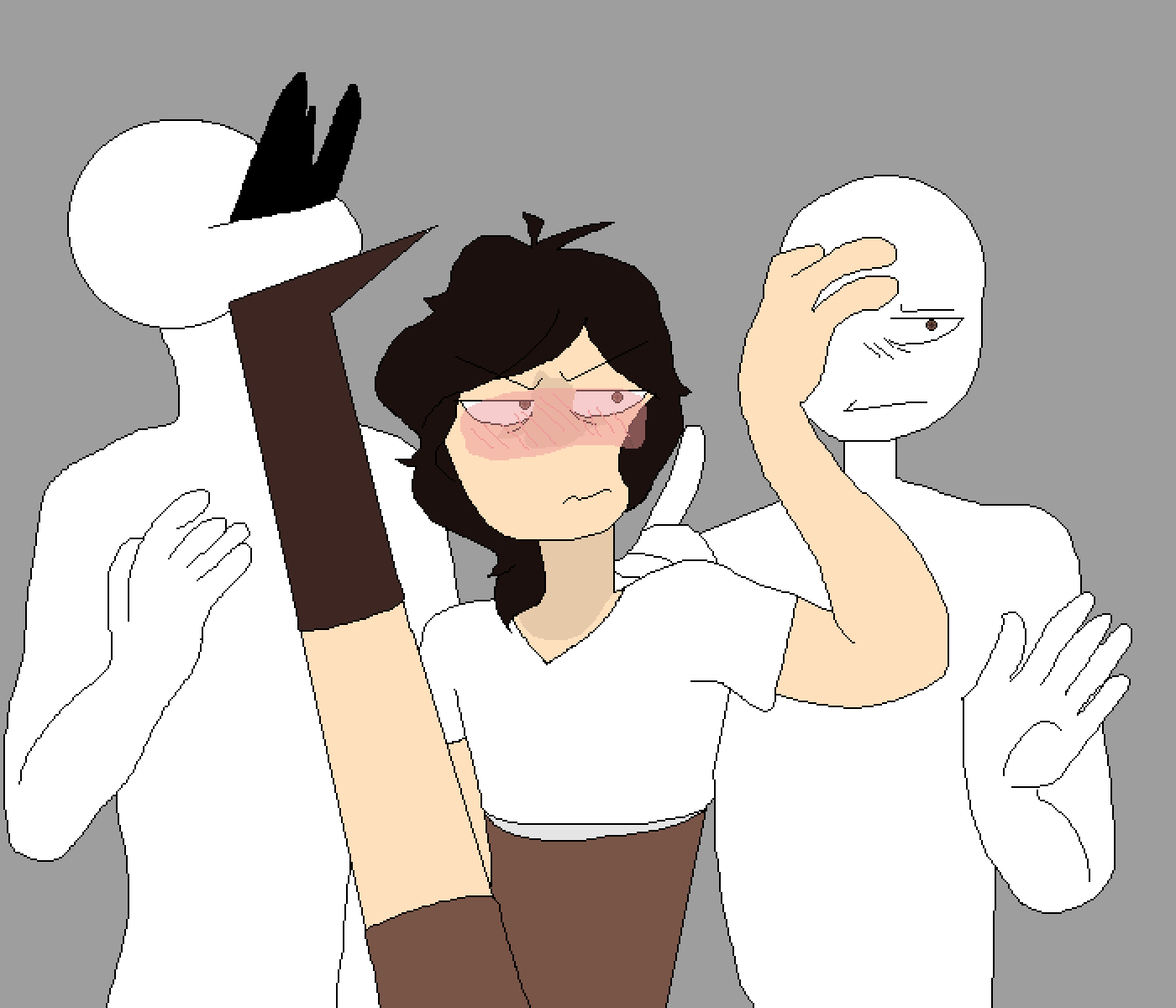 Pixilart - "DoN'T ----- Me bakA" Me x ??? by Anonymou