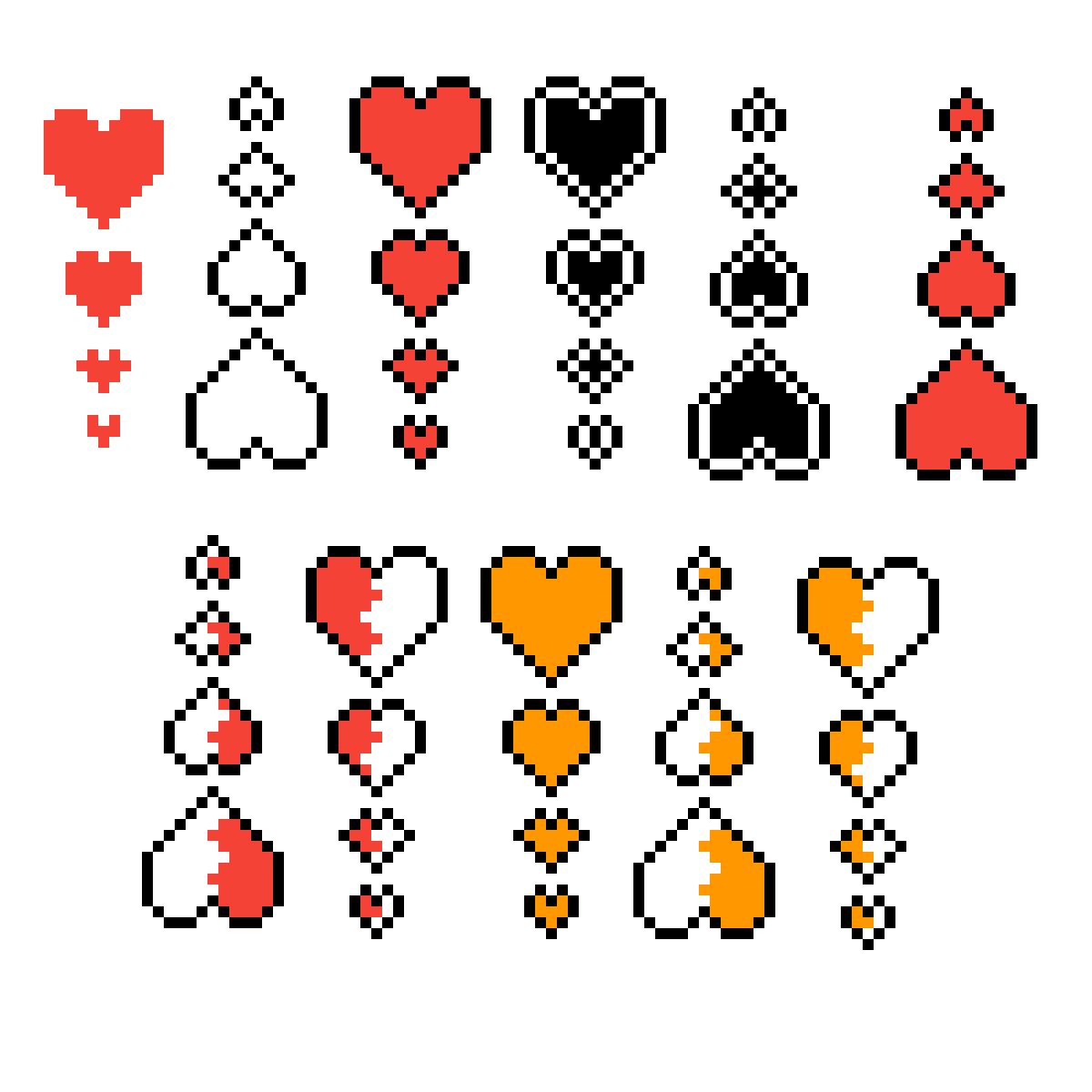 Pixilart - Soul types by Pr1meblu33