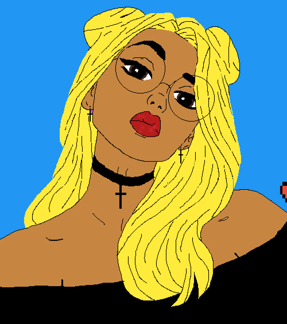 Editing baddie - Free online pixel art drawing tool - Pixilart