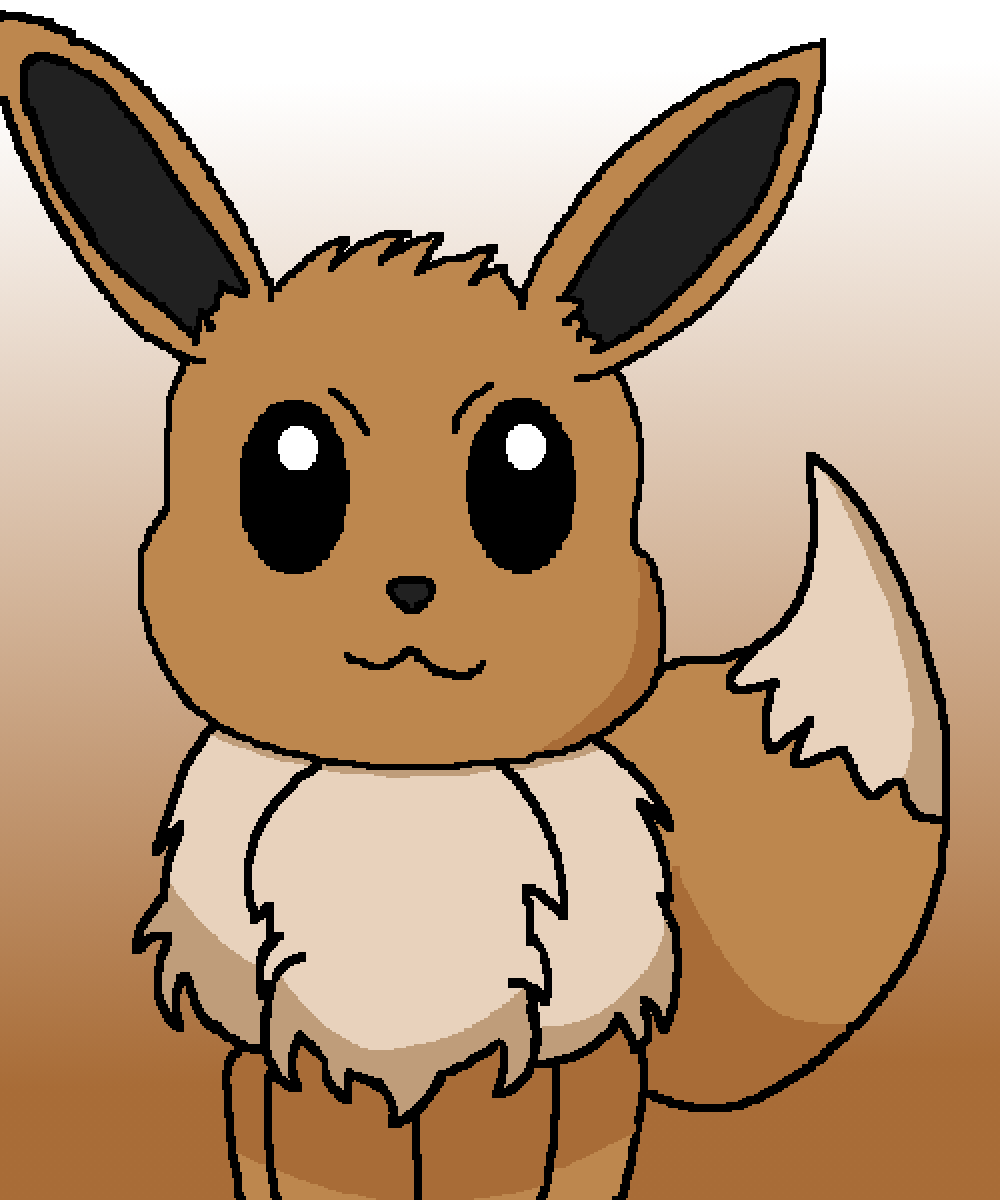 Pixilart - Eevee Pokemon by 4ND1