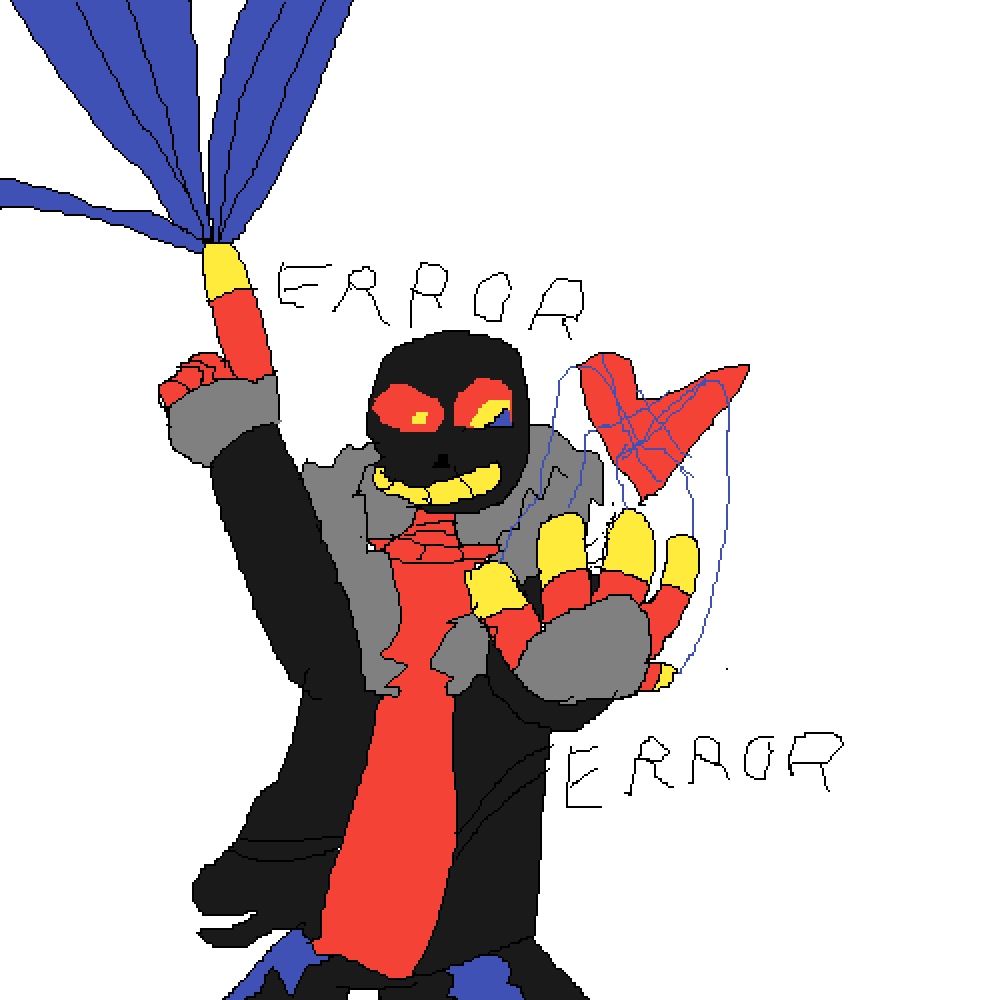 Pixilart - Error!Sans by user-fame