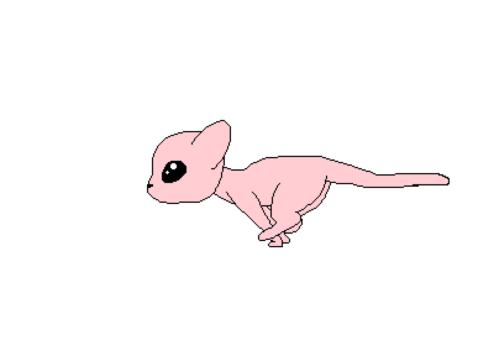 Pixilart - Cat run cycle base 2 by Rainbow-spartan