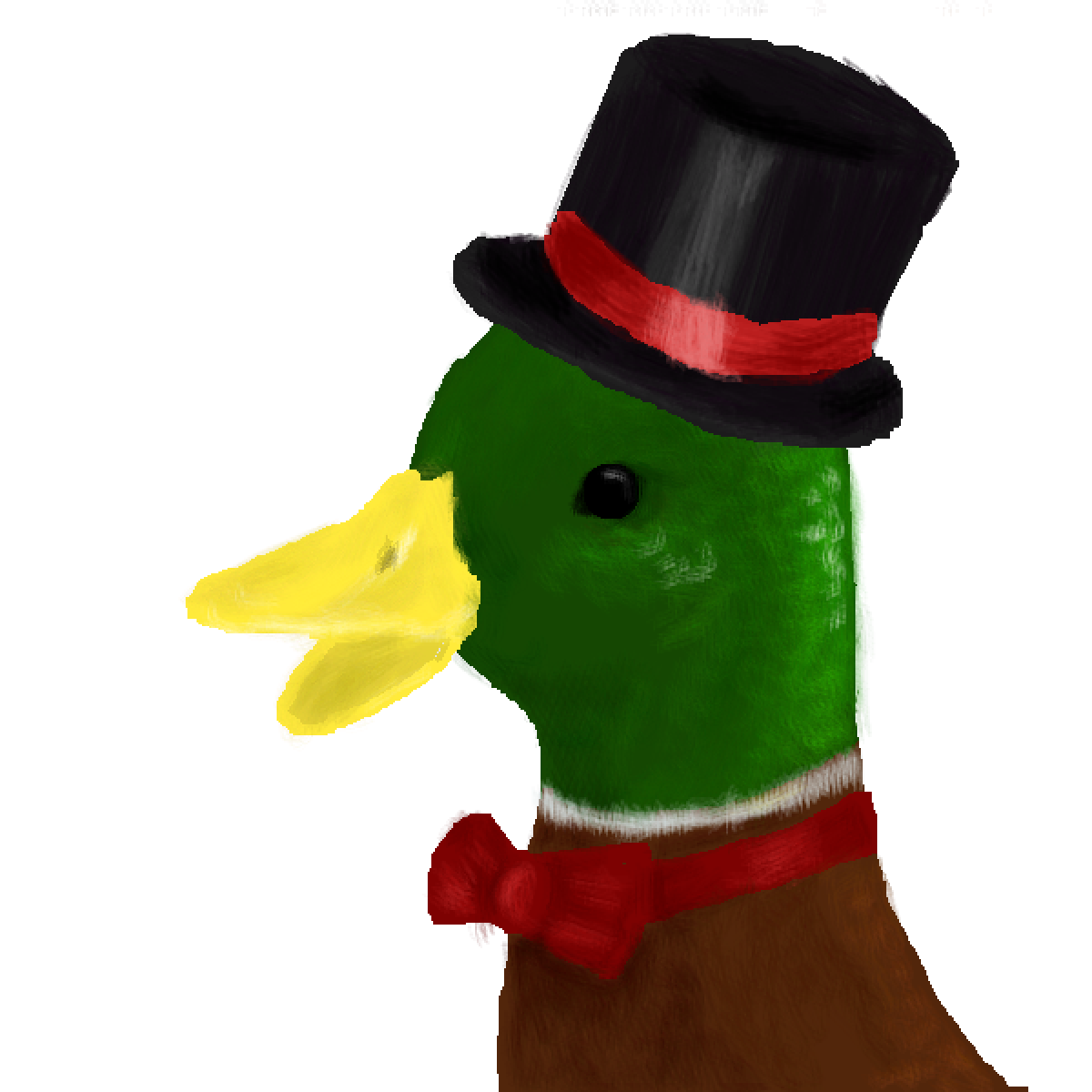 Pixilart - party duck by ParakeetCat