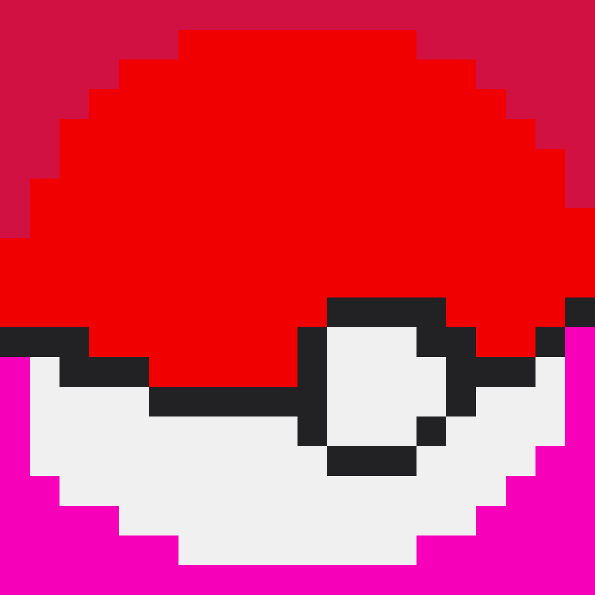 Pixilart - Pixelated Pokeball by SupaDoge564