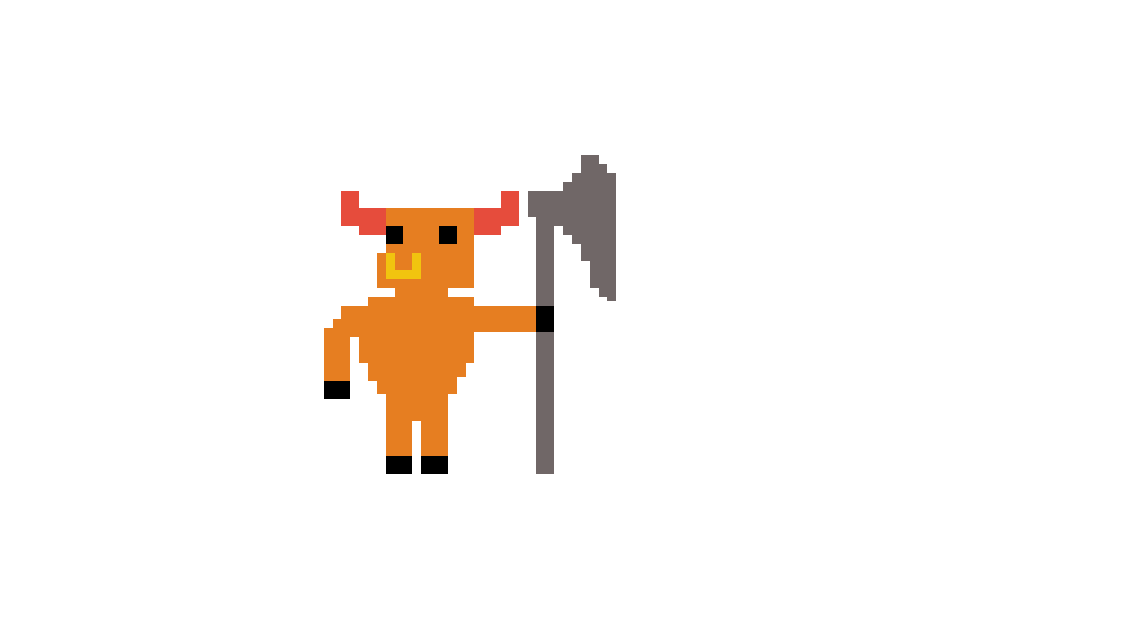 Editing minotaur - Free online pixel art drawing tool - Pixilart