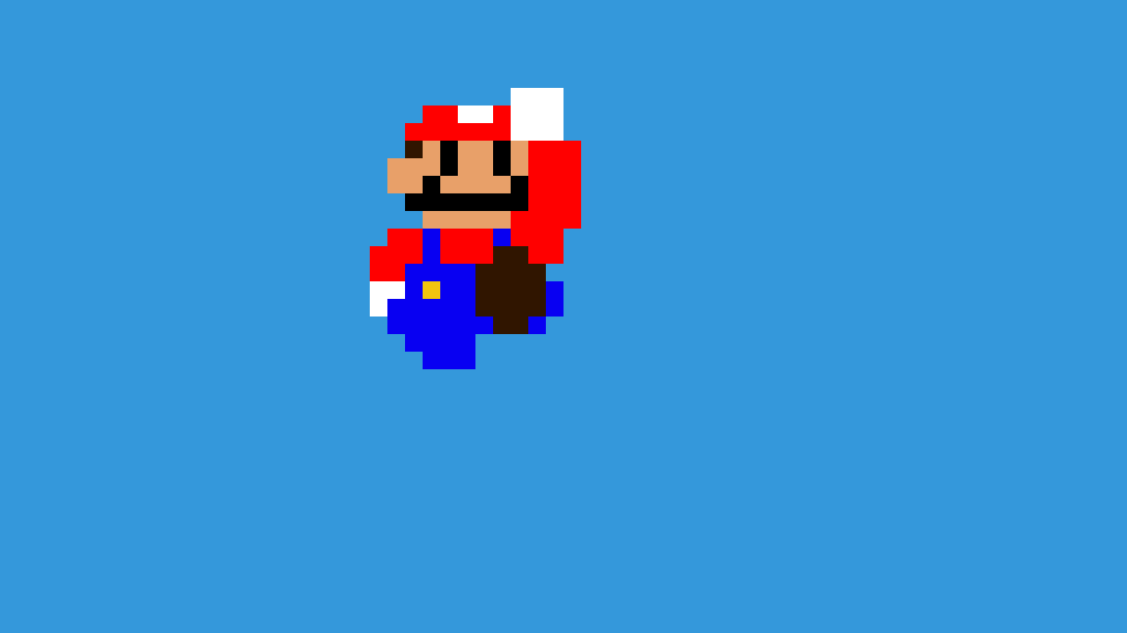Pixilart - Classic Mario (front view) by DavidBgamer