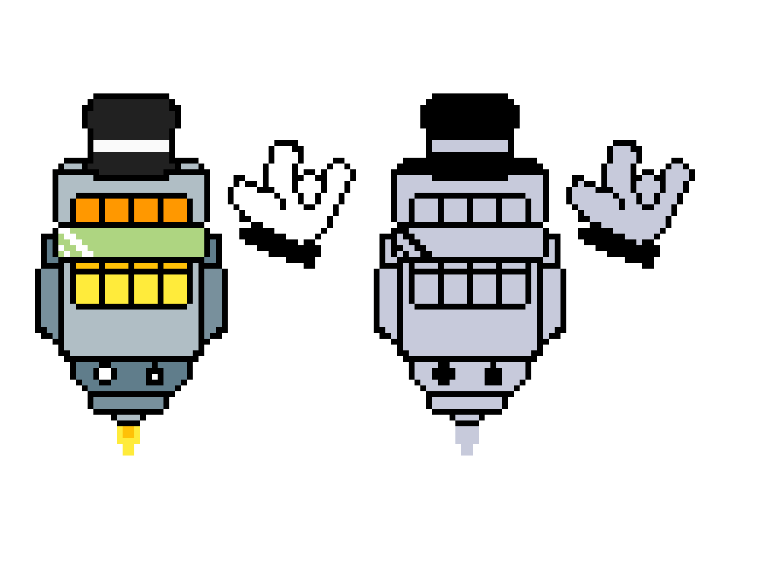 Pixilart - SFN Napstabot by undertale-pixil