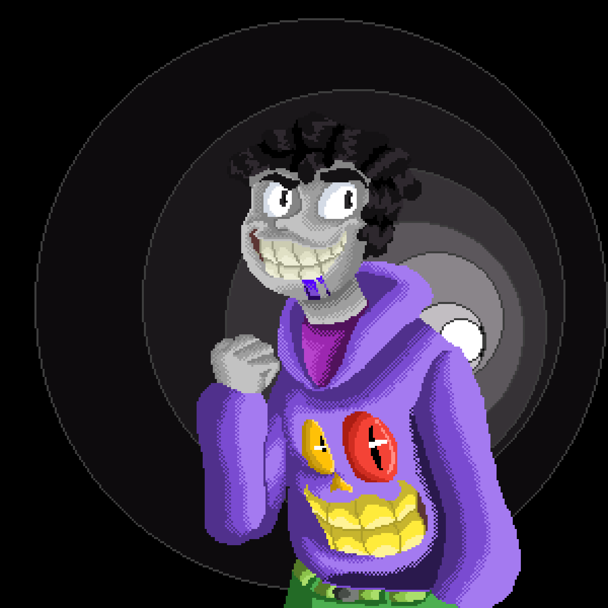 Pixilart - (REQUEST) Faceman by SkeletonFred