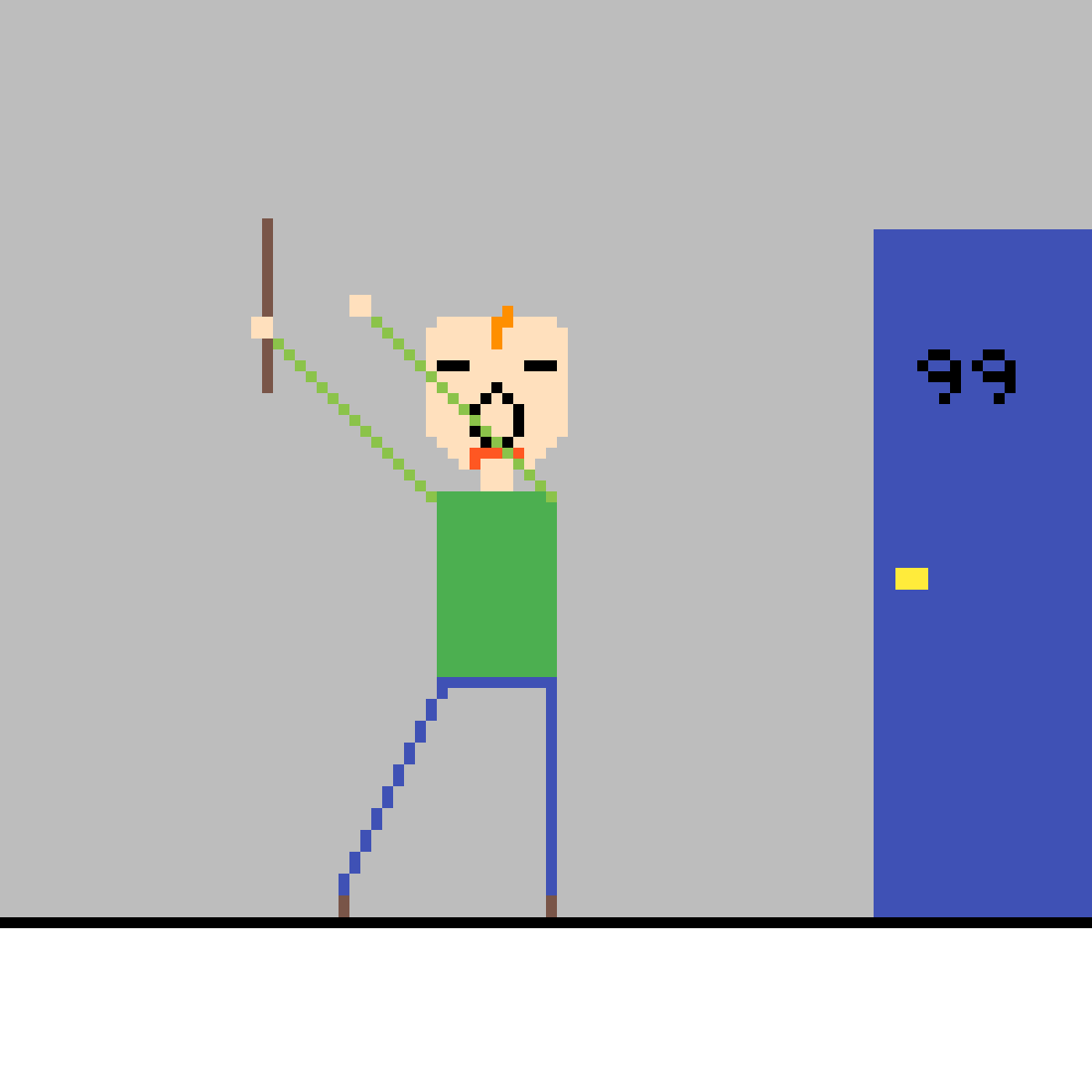 Pixilart - Dabing Baldi by Bendy1929