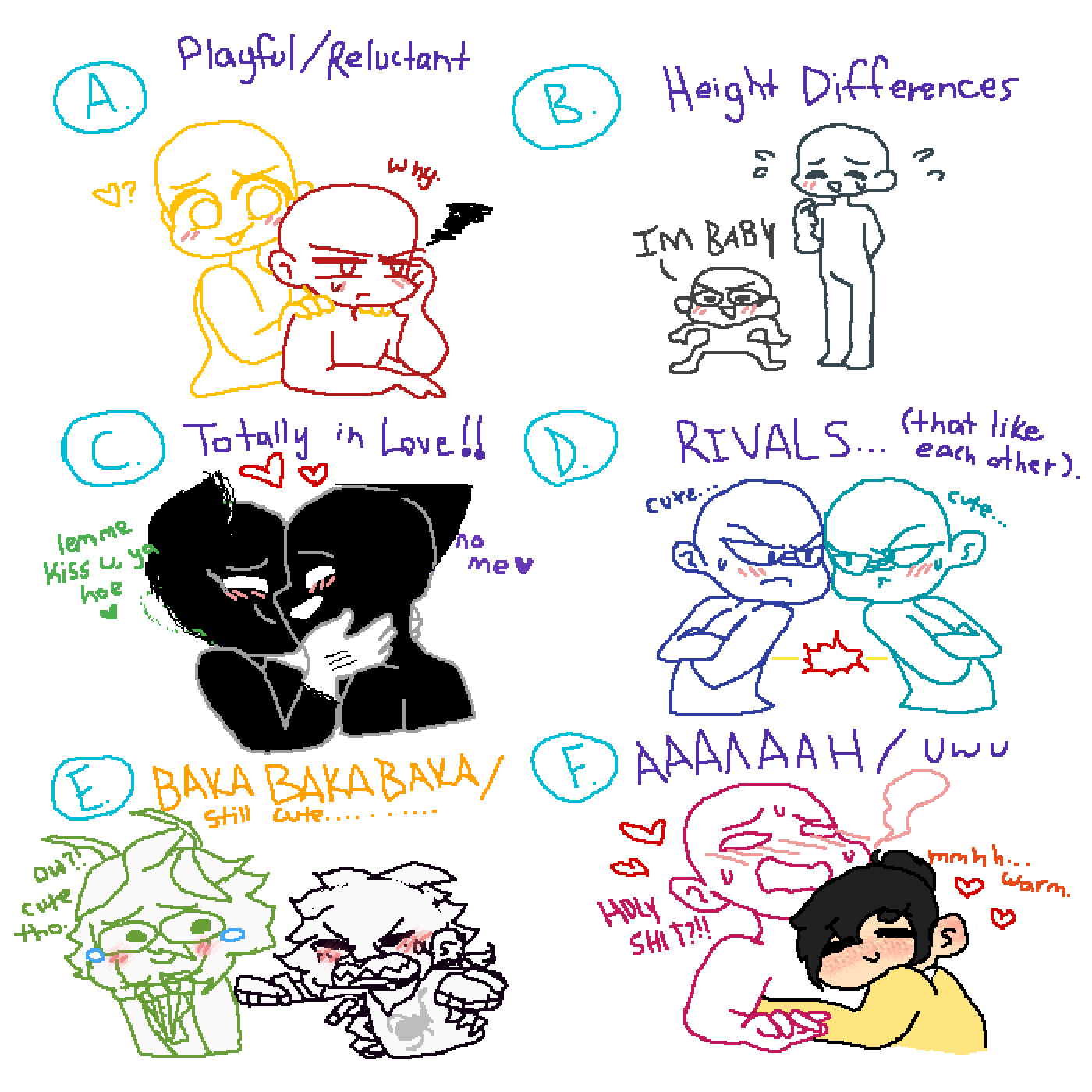 Pixilart - uwu totally in love uwu by TH30W4FFL3S