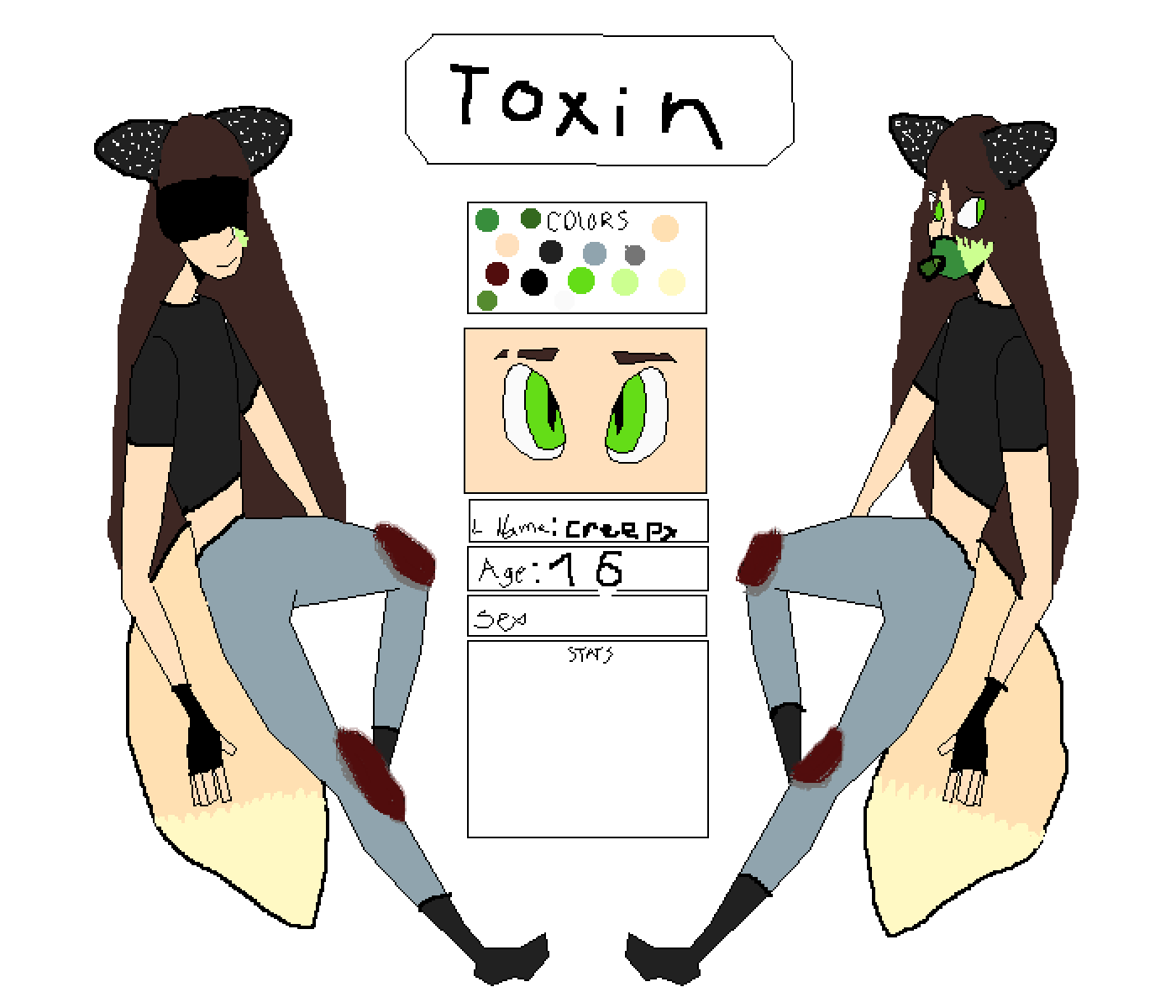 Editing Toc charecter sheet sorta - Free online pixel art drawing tool ...