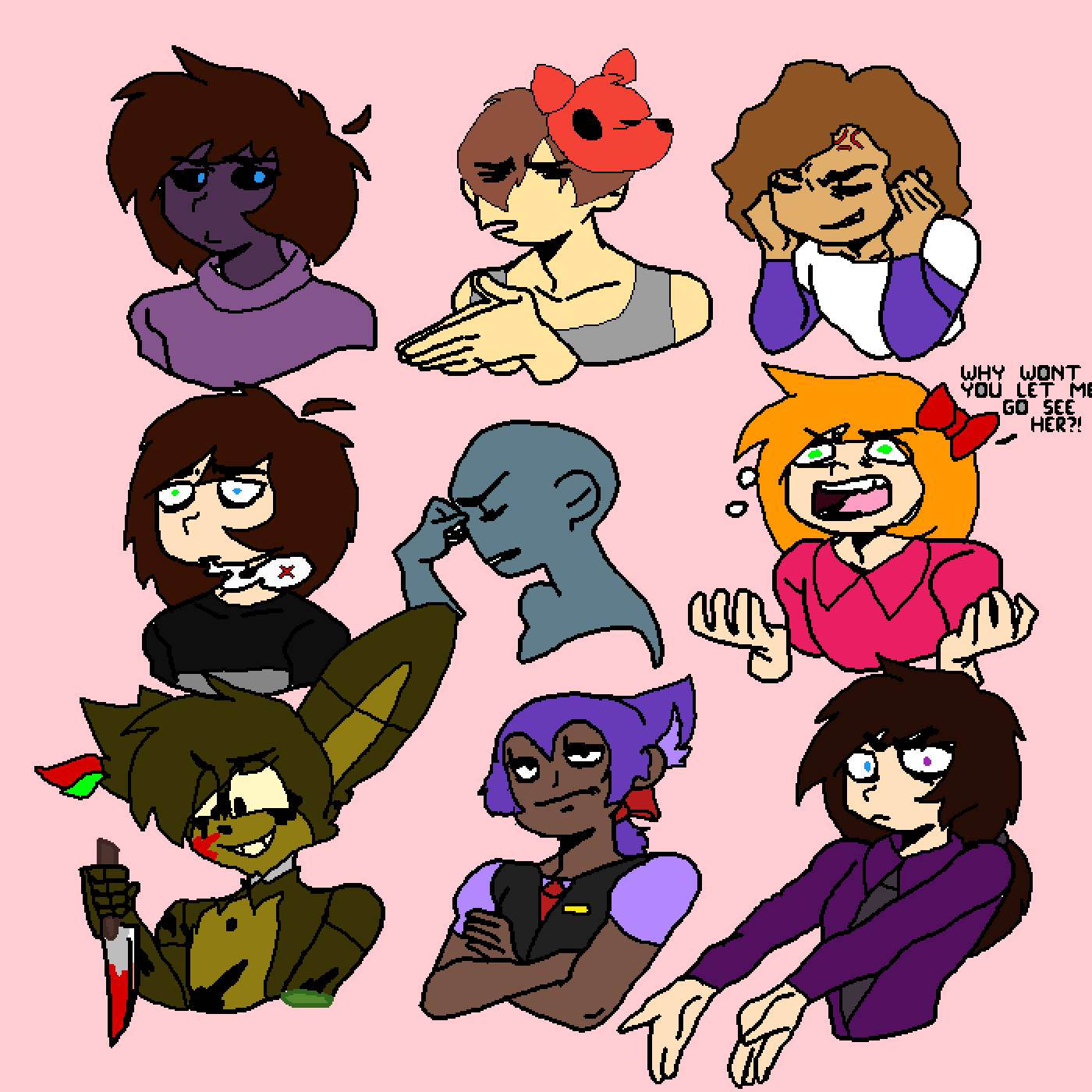 Editing Vincent William Afton - Free online pixel art drawing tool ...