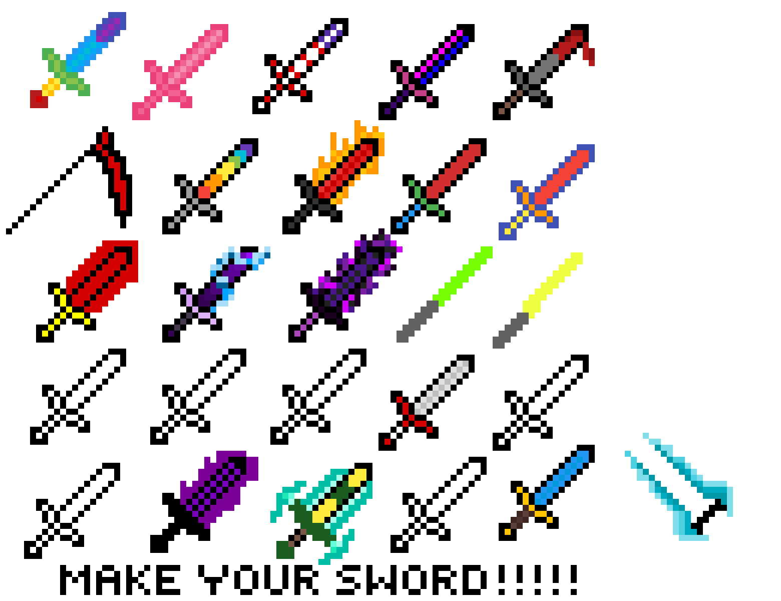 Pixilart - minesword by JohnShrekinson
