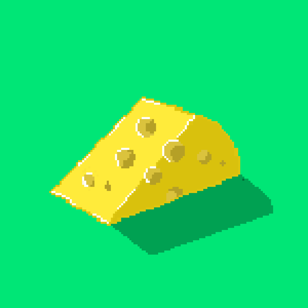 Pixilart - Cheese Block by Wonderhoof