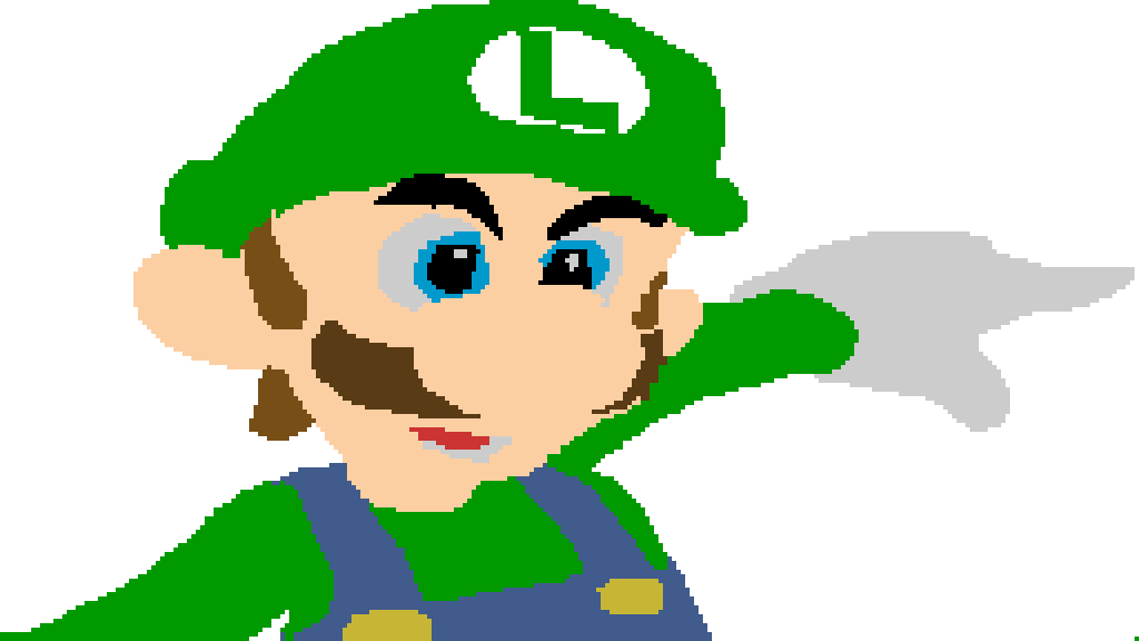 Editing Luigi - Free online pixel art drawing tool - Pixilart
